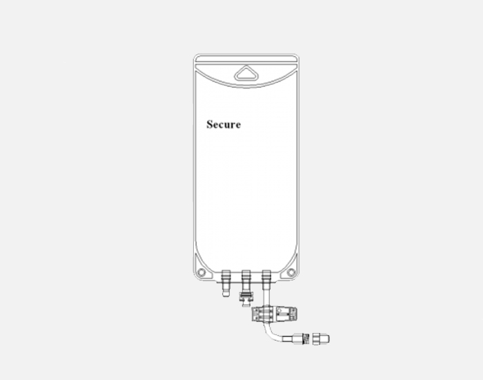 EVA Legless Bag- Male Screw Connector, Needle Access, Spike Port ...