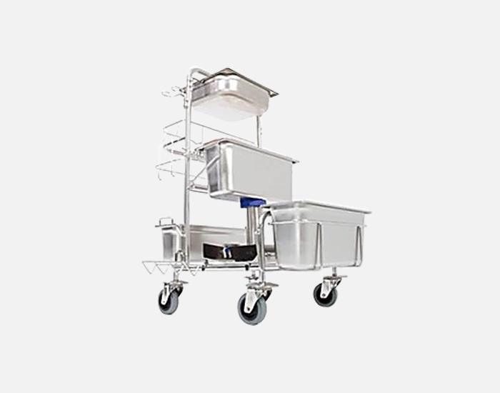 Premium Autoclabable Stainless Steel Cleaning Cart – BPL Source