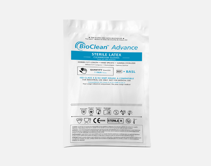 BioClean™ Advance BASL, Sterile Latex Cleanroom Gloves – BPL Source