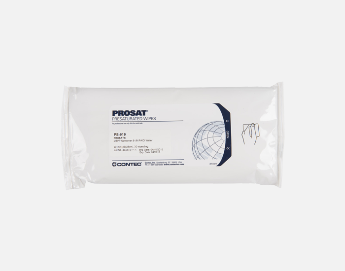 PROSAT® Meltblown Polypropylene Wipes Presaturated with 91% IPA and 9% ...
