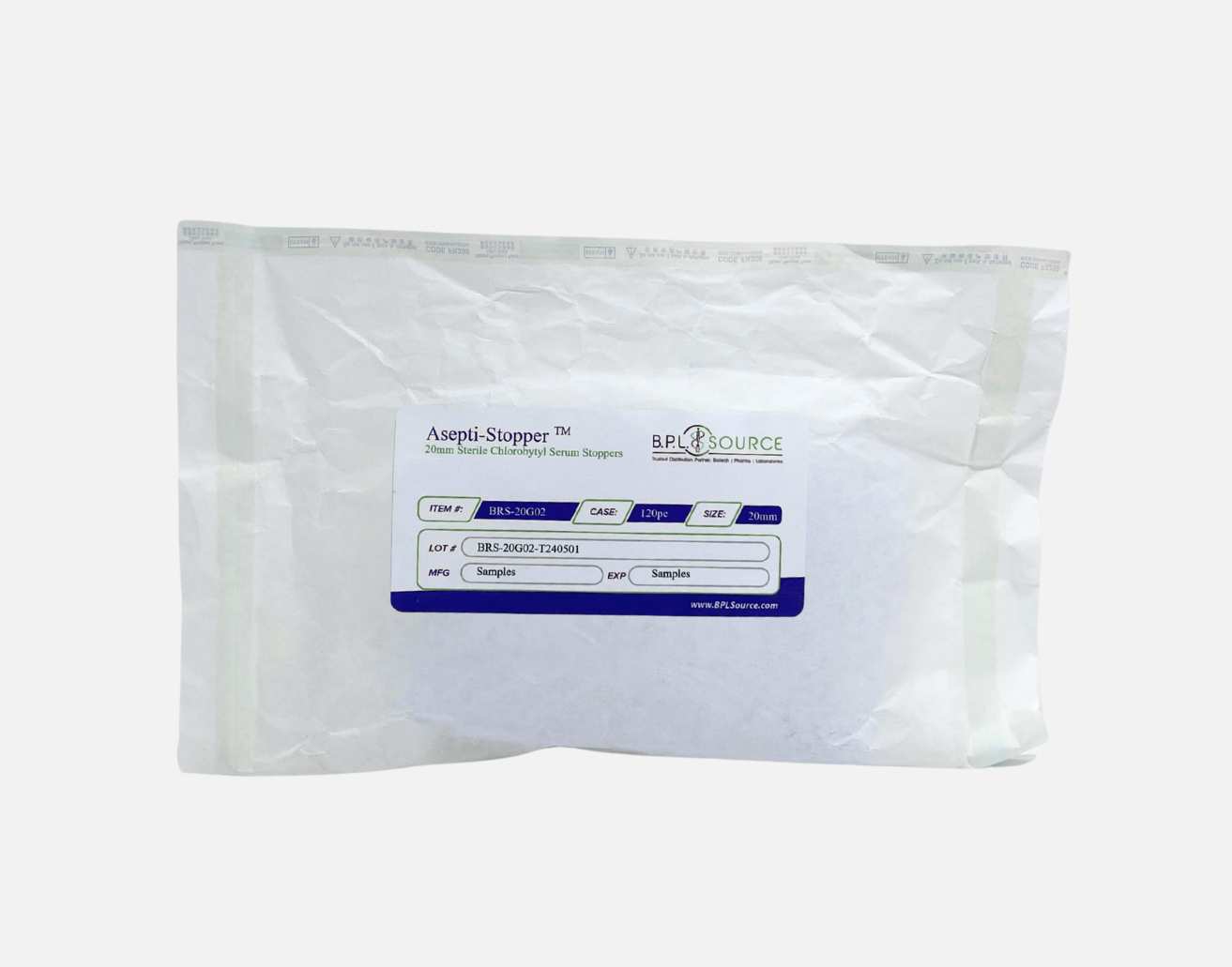 Asepti-Stopper, 20mm Chlorobutyl Serum Stopper – BPL Source