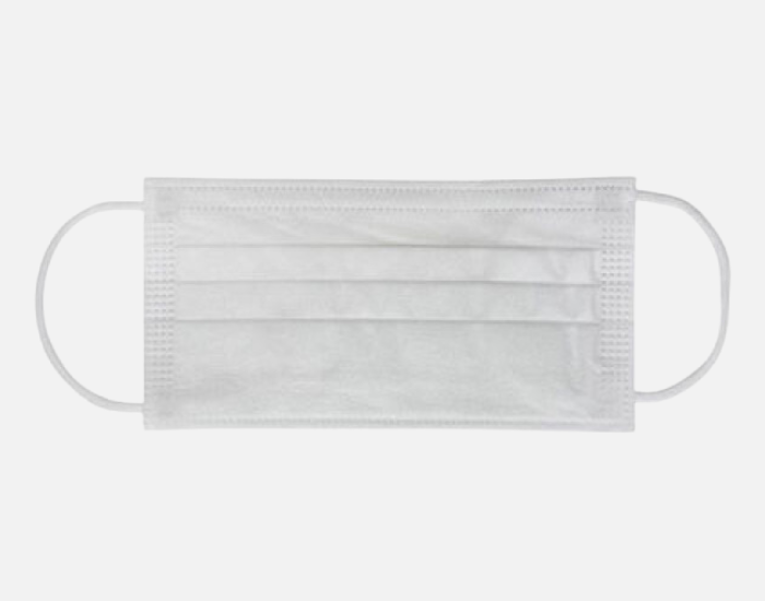 Sterile Pleated Face Mask, Ear Loop, White, Double Bagged – BPL Source